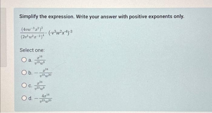 Solved Simplify the expression. Write your answer with | Chegg.com