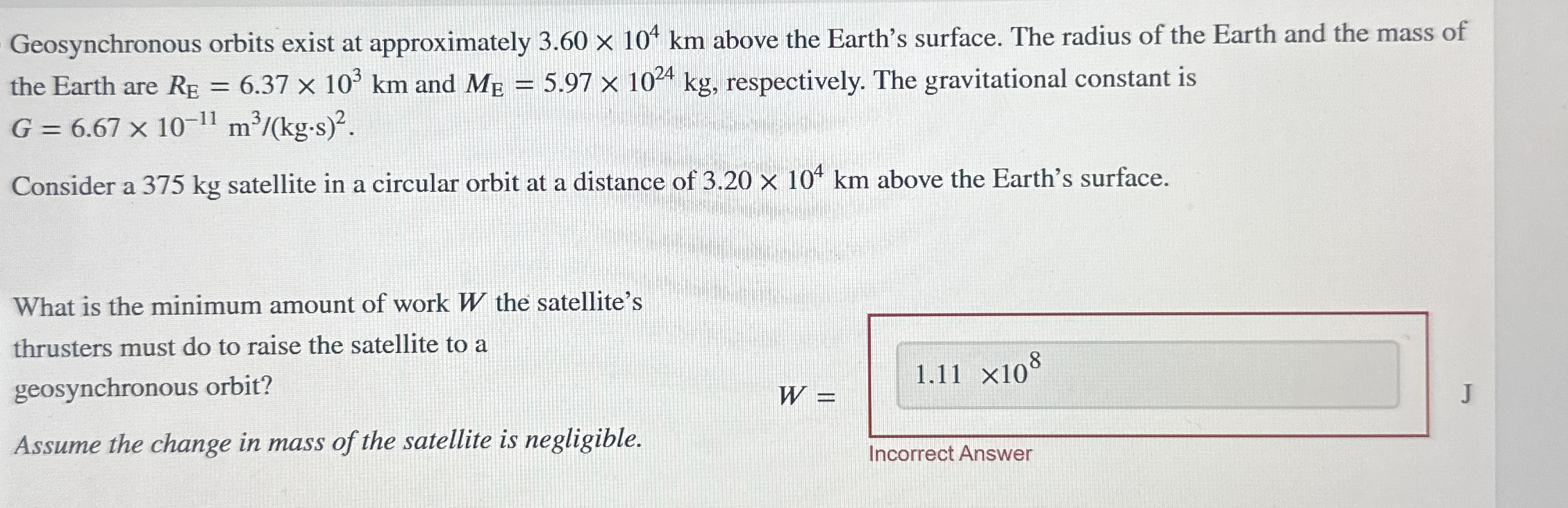 Solved Geosynchronous orbits exist at approximately | Chegg.com