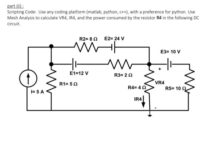 Solved Part Ii Scripting Code Use Any Coding Platform 3201