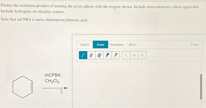 Solved Predict the oxidation product of treating the given | Chegg.com