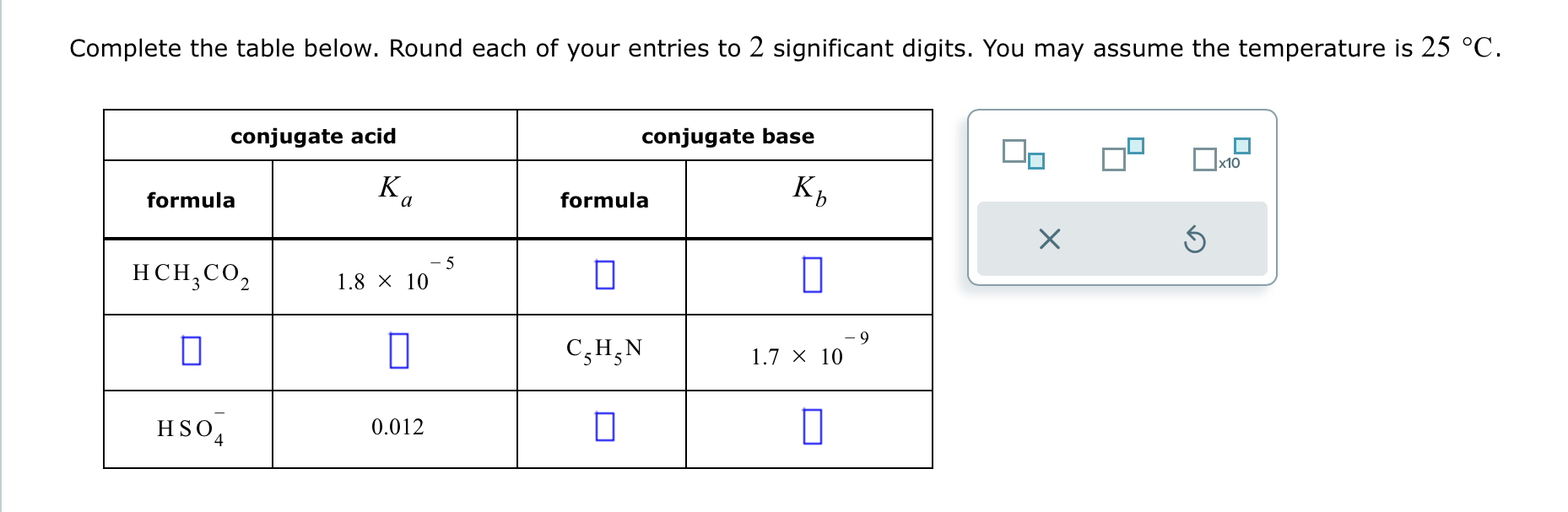 Solved Complete the table below. Round each of your entries | Chegg.com