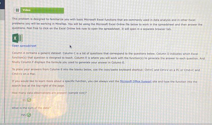 This problem is designed to familiarize you with | Chegg.com