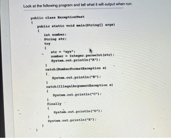 Solved Look at the following program and tell what it will | Chegg.com