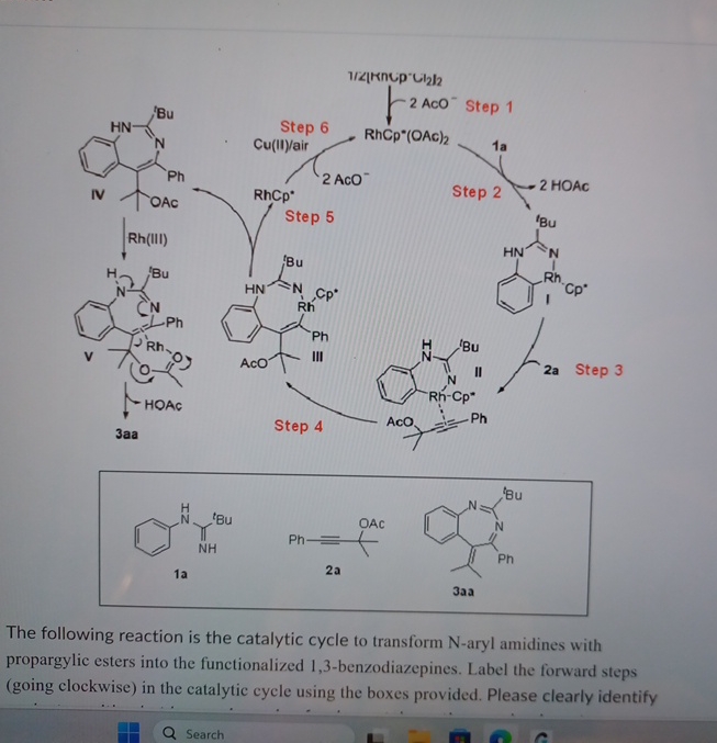 The following reaction is the catalytic cycle to | Chegg.com