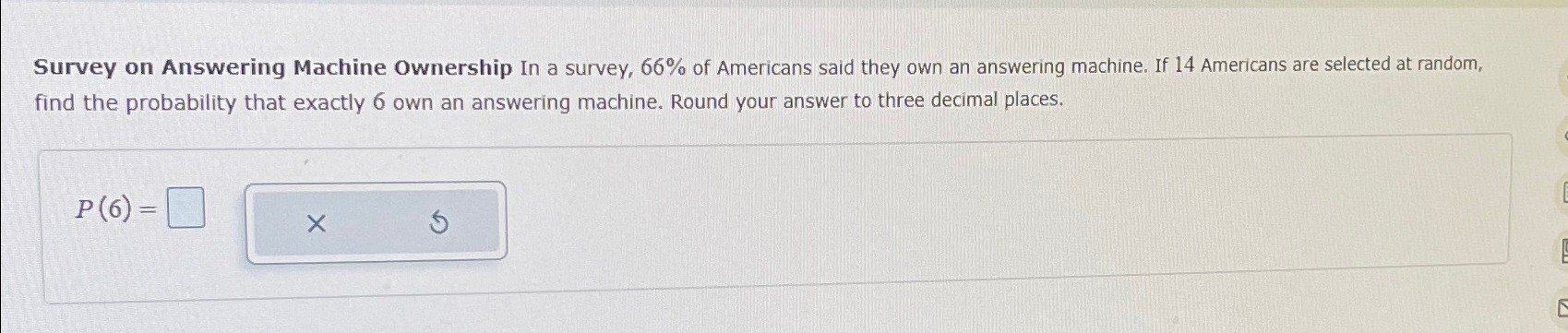 Solved Survey on Answering Machine Ownership In a survey, | Chegg.com