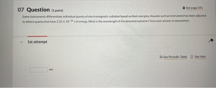 Solved Some instruments differentiate individual quanta of | Chegg.com