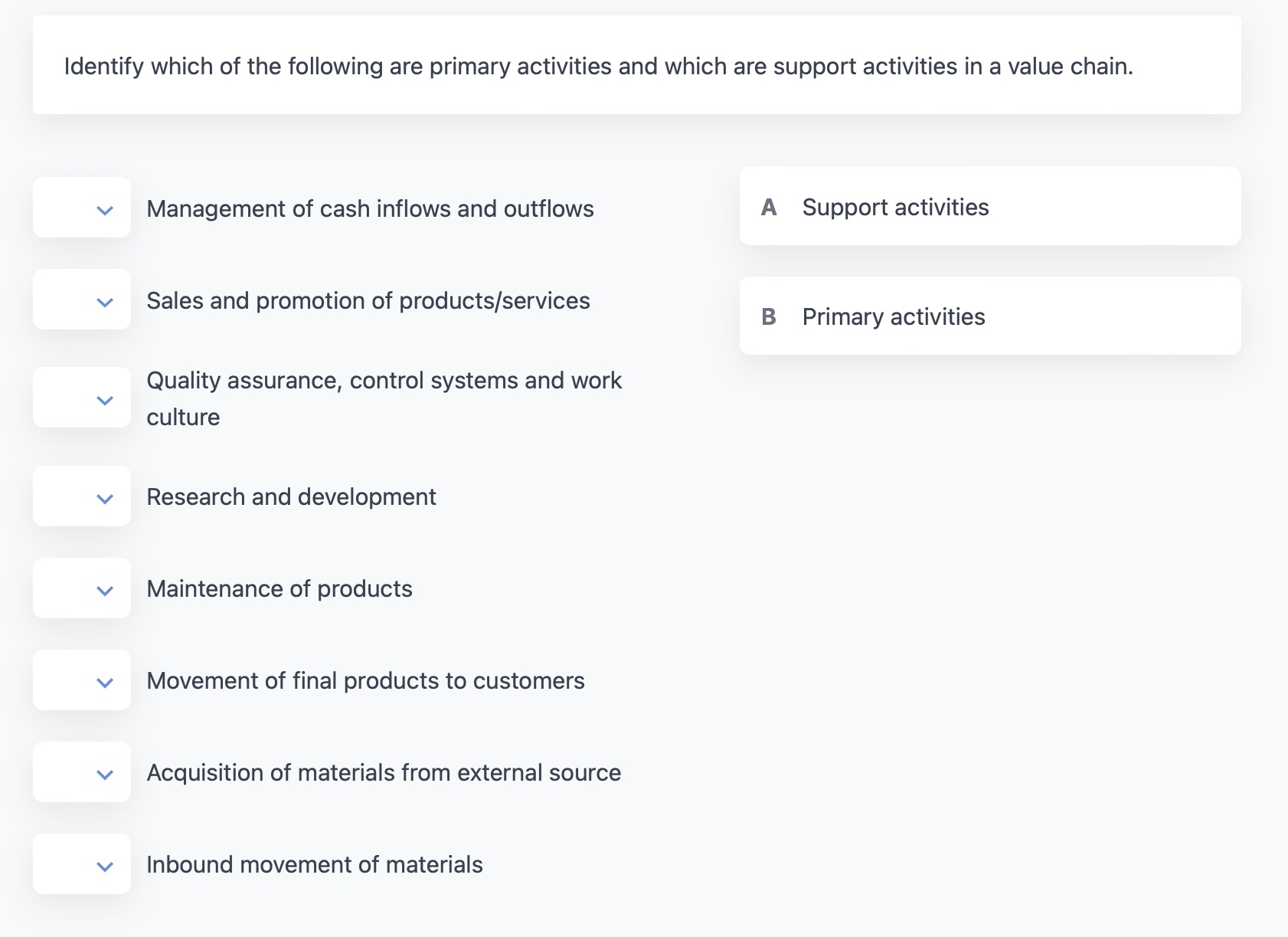 Solved Identify which of the following are primary | Chegg.com