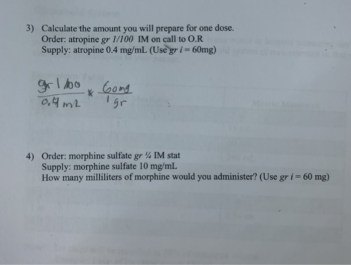 Solved 3) Calculate the amount you will prepare for one | Chegg.com