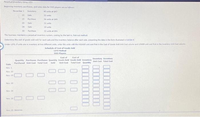 Ferpetual Inipentory UAing uro Beginive inventork | Chegg.com
