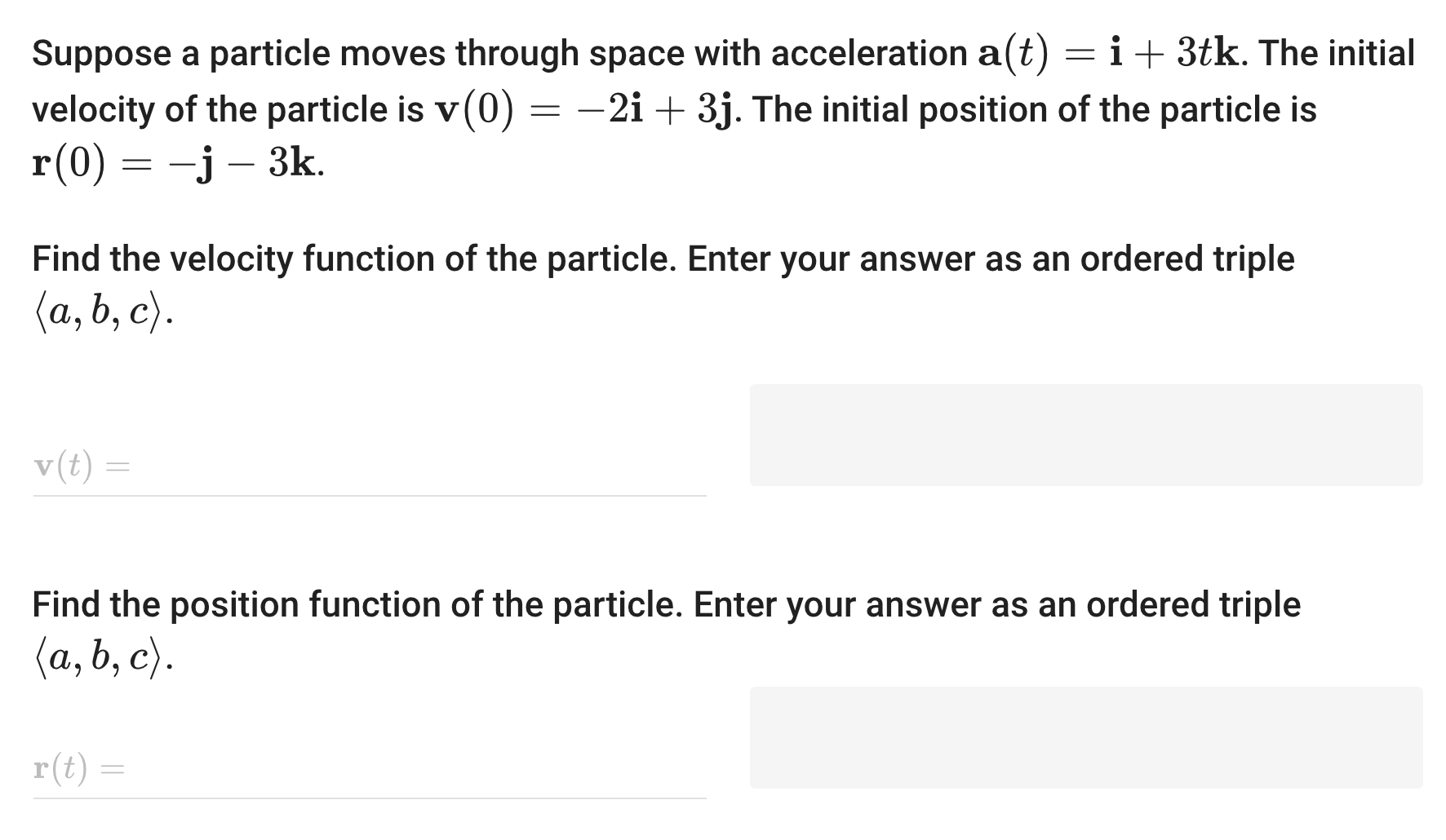 Suppose a particle moves through space with | Chegg.com