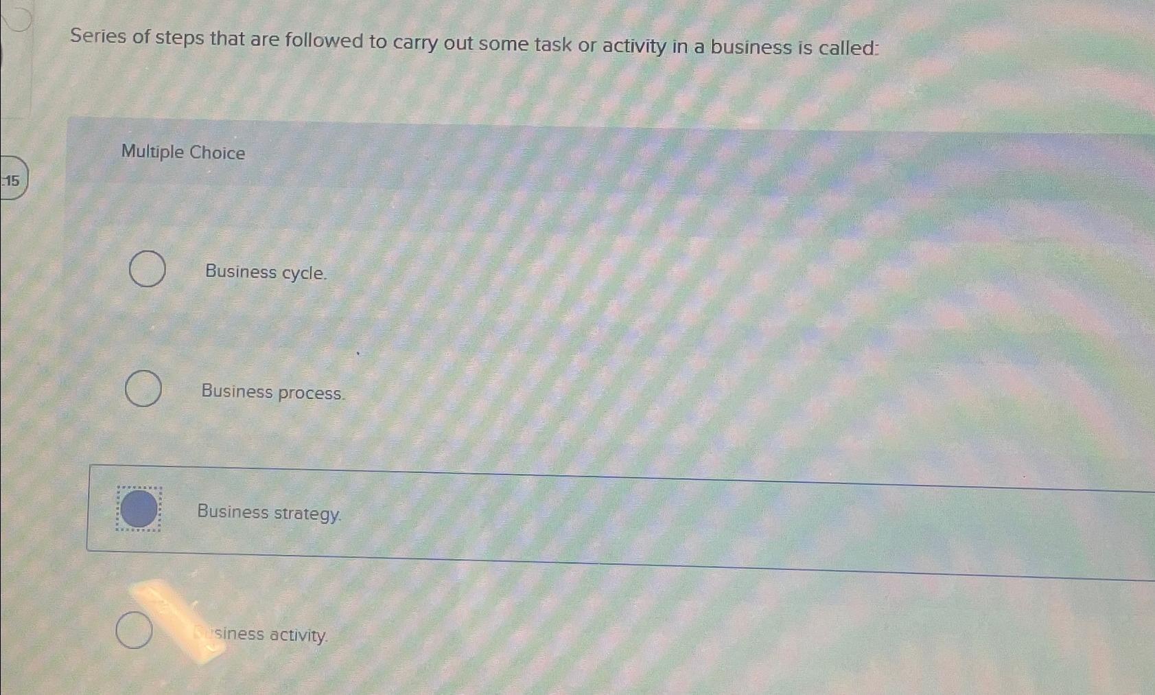 Solved Series of steps that are followed to carry out some | Chegg.com