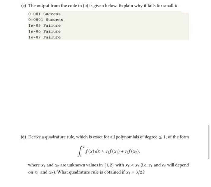Solved A Derive The Finite Difference Approximation
