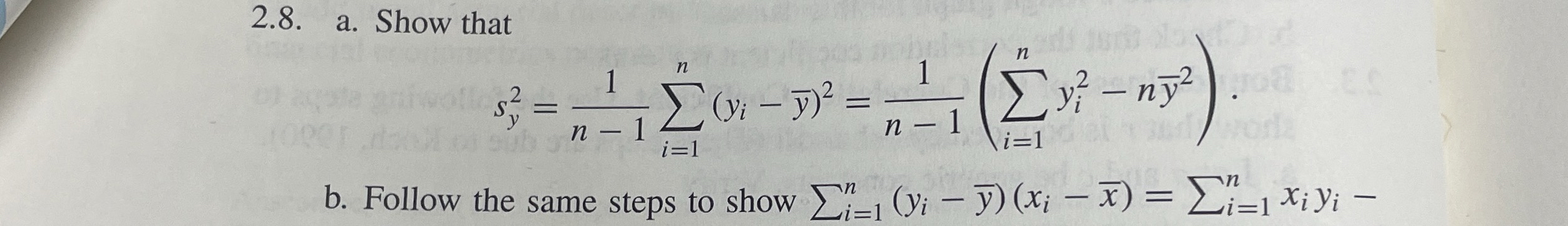 Solved 2.8. ﻿a. ﻿Show | Chegg.com