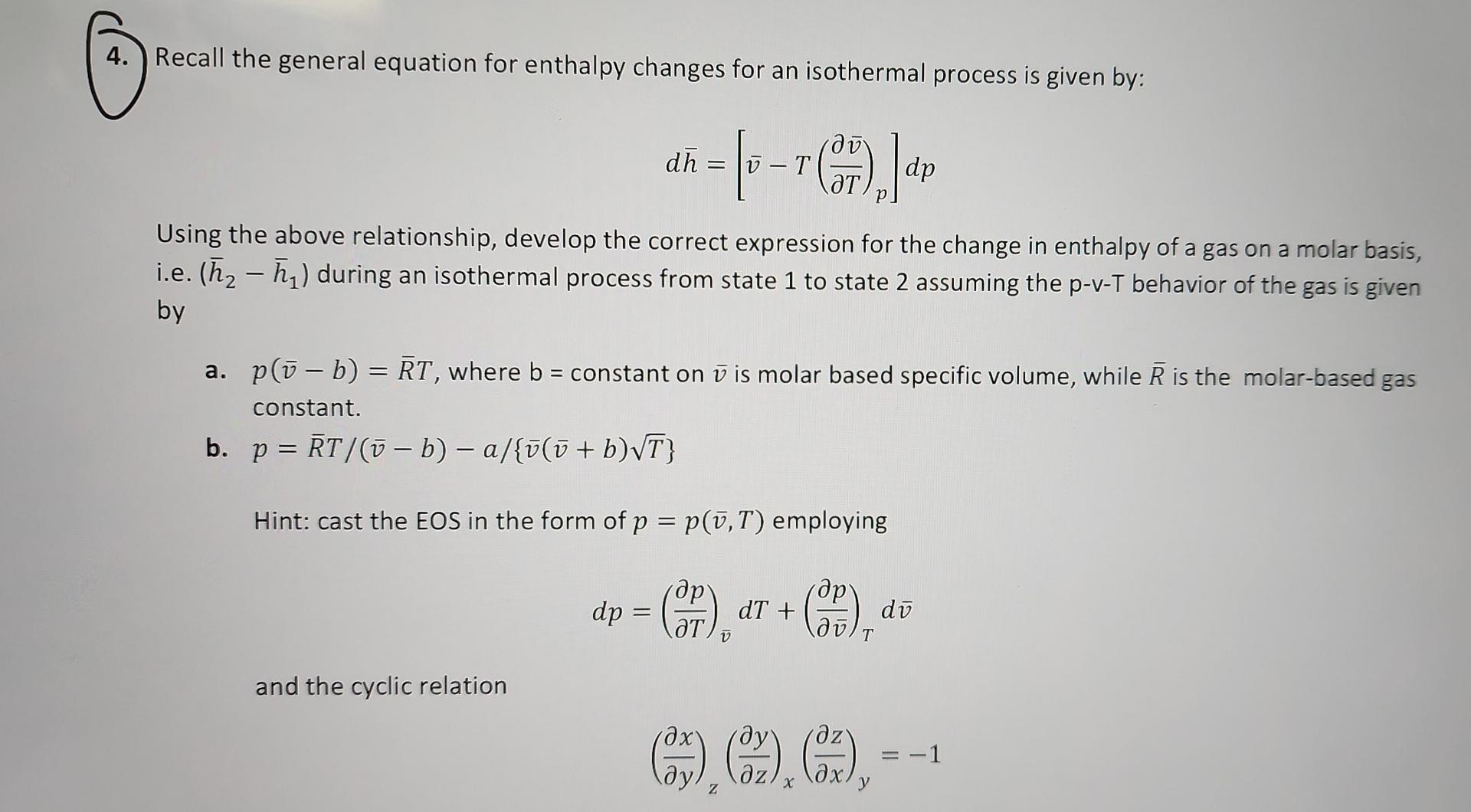 Solved Recall the general equation for enthalpy changes for | Chegg.com