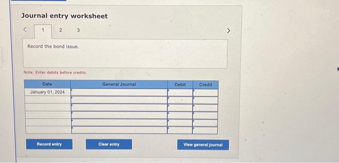 Solved Journal entry worksheet 3Journal entry | Chegg.com