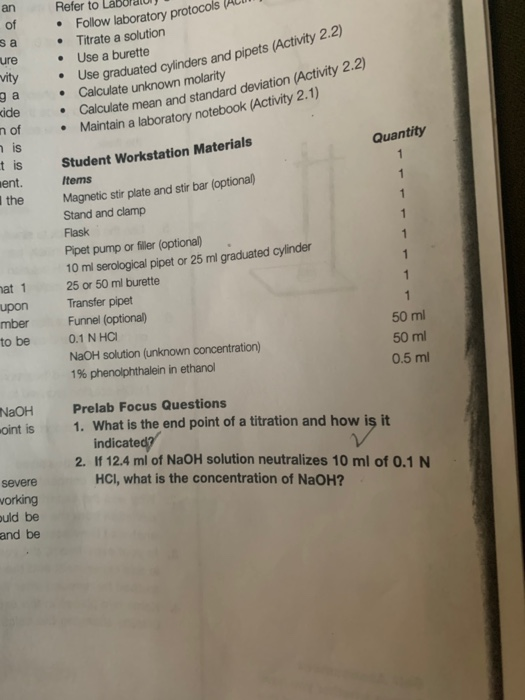 Solved an of Refer to Laboratory . Follow laboratory | Chegg.com