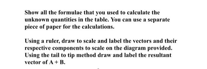 Solved Show all the formulae that you used to calculate the | Chegg.com