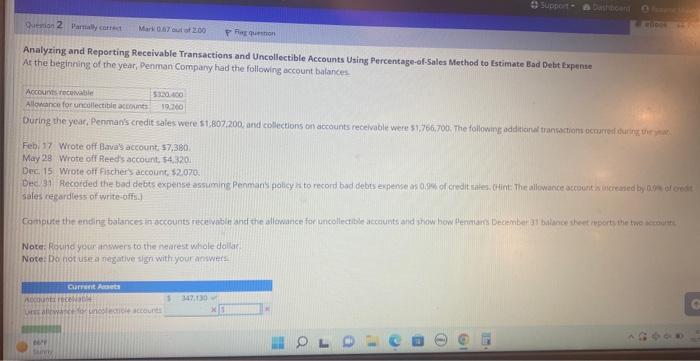 Solved Analyzing and Reporting Receivable Transactions and | Chegg.com