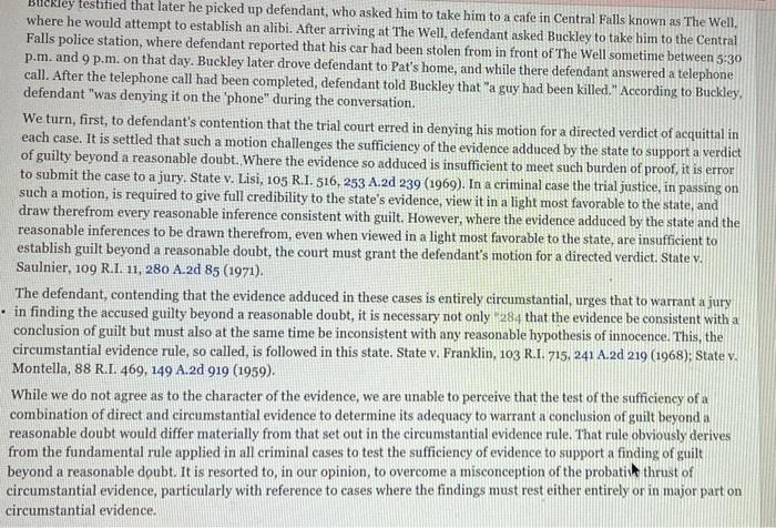 Read State v. Rose case and in 2-3 pages respond to | Chegg.com