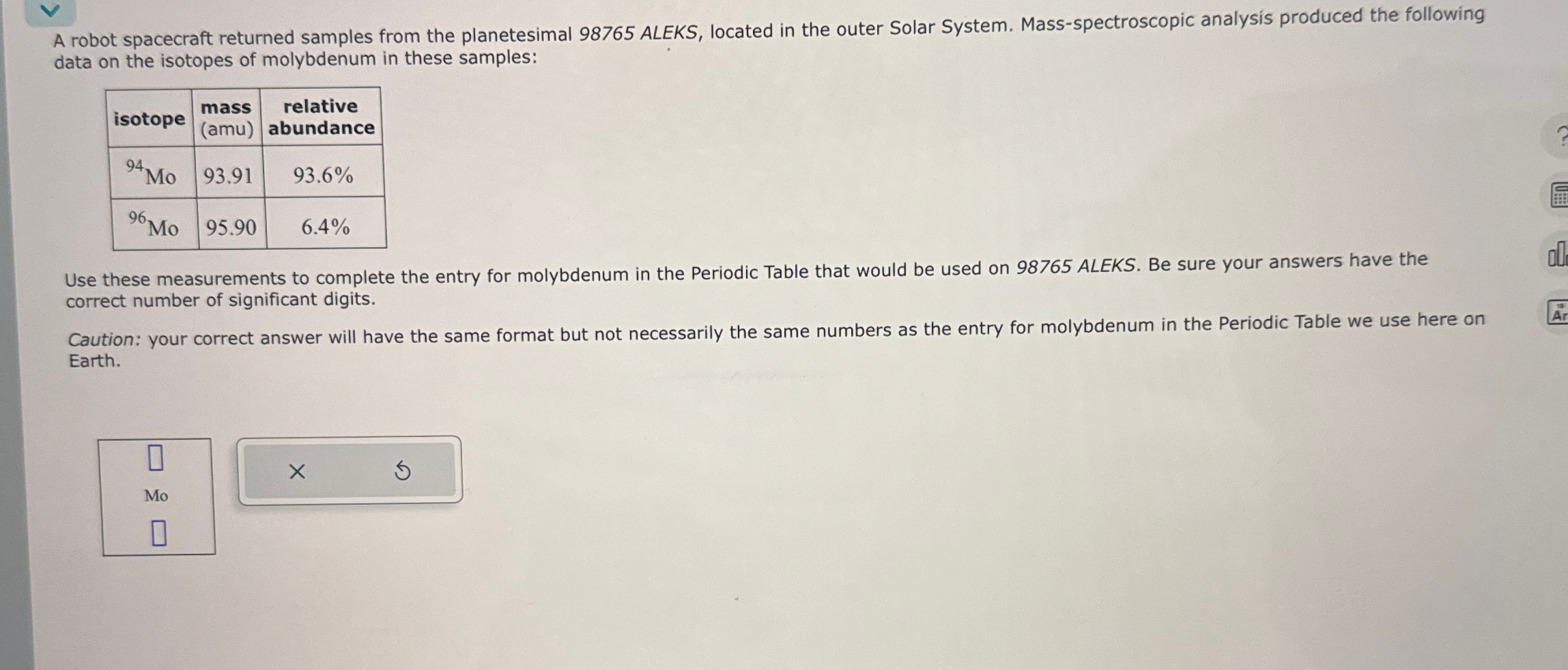 Solved A robot spacecraft returned samples from the | Chegg.com