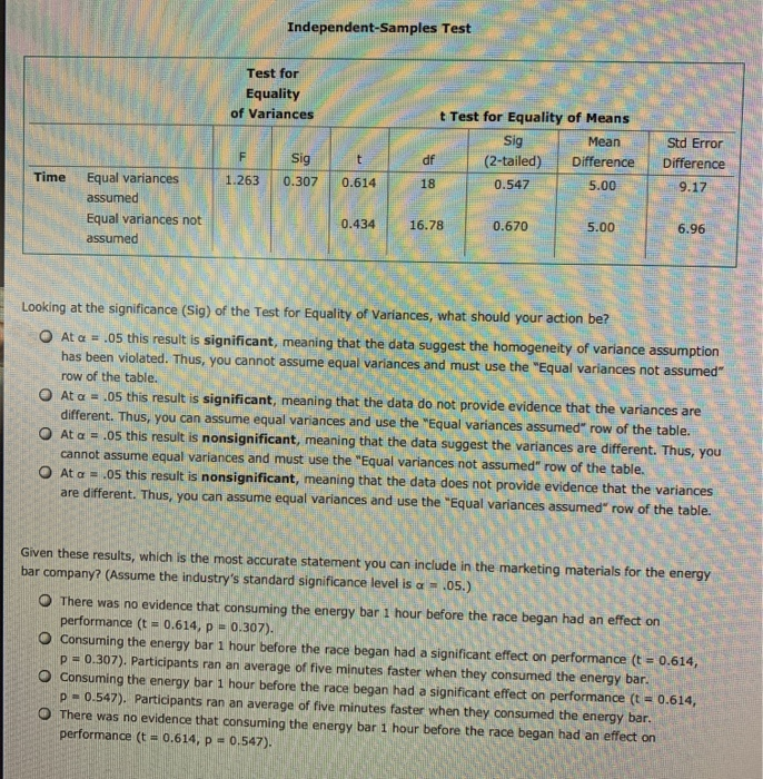 Solved 4. Interpreting statistical software output for an | Chegg.com
