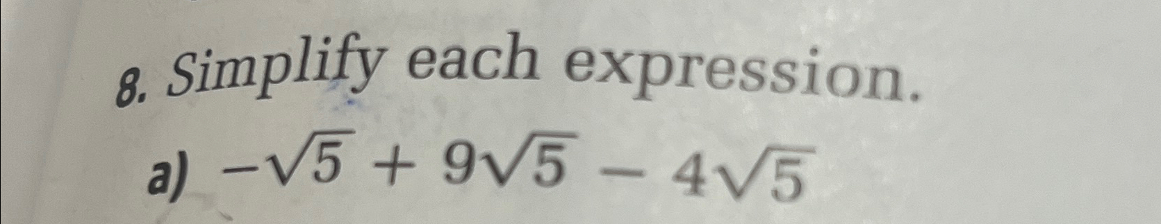 Solved Simplify each expression.a) -52+952-452 | Chegg.com