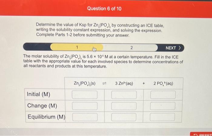 Solved Determine the value of Ksp for Zn(PO3)2 by | Chegg.com