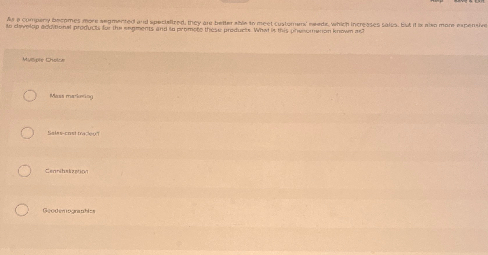 Solved As a company becomes more segmented and specialized, | Chegg.com