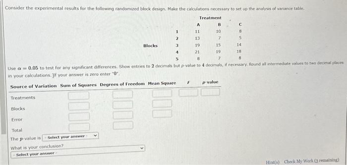 Solved Consider the experimental results for the following | Chegg.com