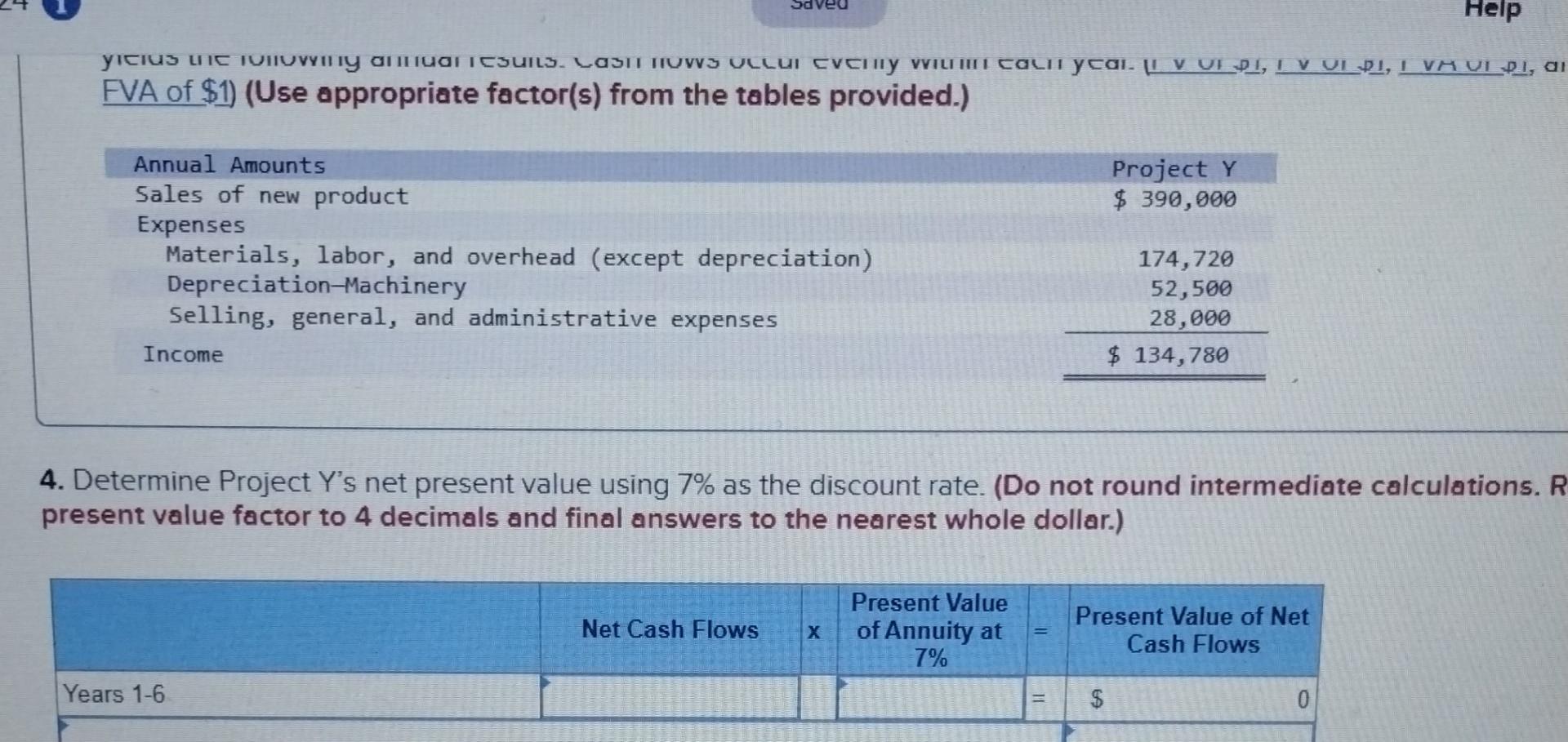Solved FVA of $1 ) (Use appropriate factor(s) from the | Chegg.com