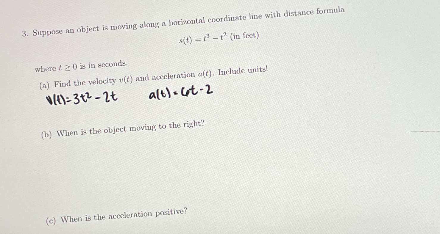 Solved Suppose an object is moving along a horizontal | Chegg.com