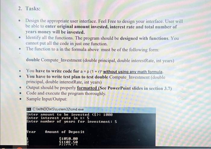 Solved Compound Interest Calculation on an Investment | Chegg.com