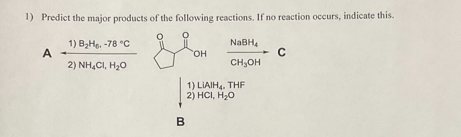 Solved Predict the major products of the following | Chegg.com