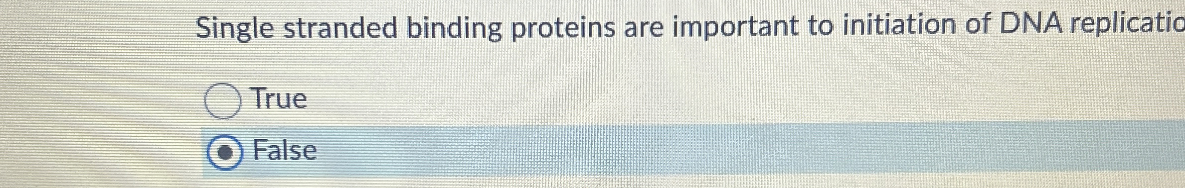 Solved Single Stranded Binding Proteins Are Important To