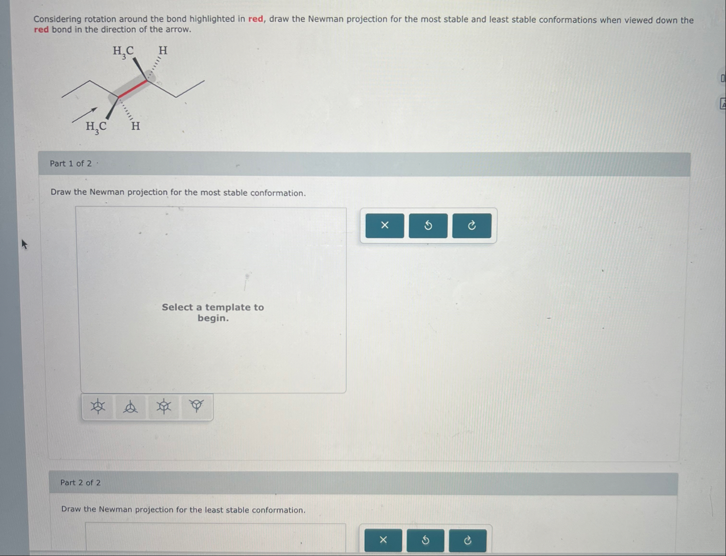 Solved Considering rotation around the bond highlighted in | Chegg.com