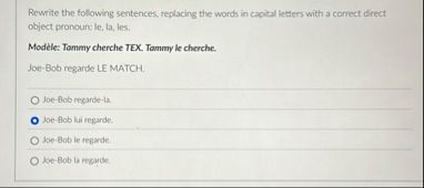 Solved Rewrite the following sentences, replacing the words | Chegg.com