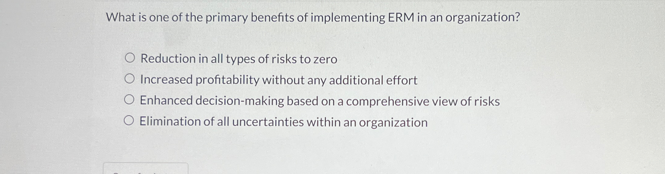 Solved What is one of the primary benefits of implementing | Chegg.com