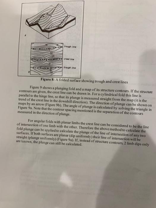 Cylindrical and non-cylindrical folding: A curved | Chegg.com