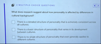 Solved 2 ﻿MULTIPLE-CHOICE QUESTIONSWhat does research | Chegg.com