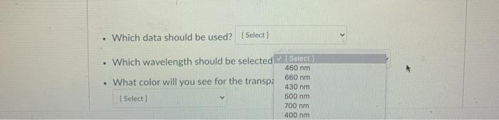 Solved Lab 2 Students use a Microlab spectrophotometer to | Chegg.com