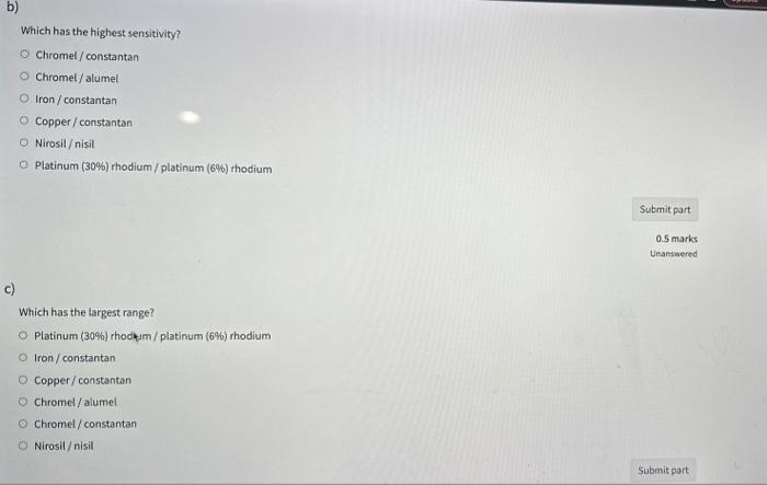 Solved A range of materials are used in the construction of | Chegg.com