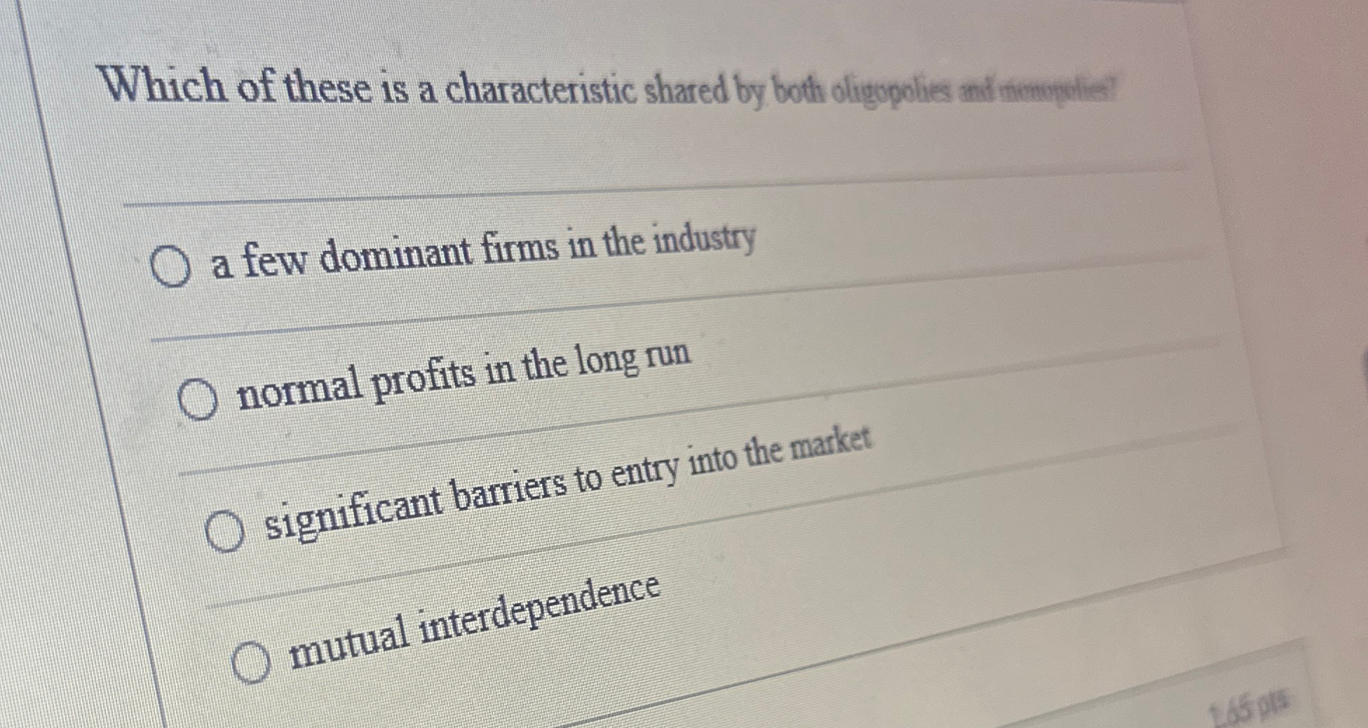 Solved Which of these is a characteristic shared by boti | Chegg.com