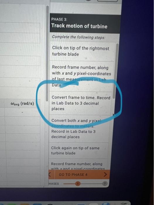 Solved Given Data Initial Angle Rotating Turbine θ0PHASE 3 | Chegg.com