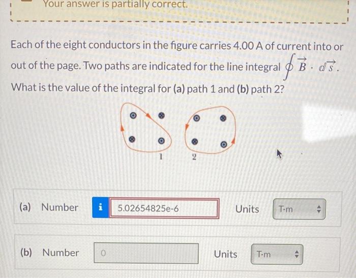 Solved Each Of The Eight Conductors In The Figure Carries