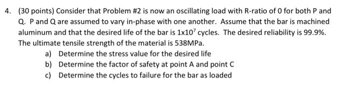 Solved 4. ( 30 points) Consider that Problem #2 is now an | Chegg.com