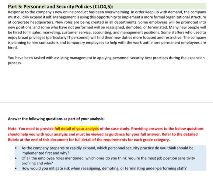 Solved Part 1: Risk Control and Cost Benefit Analysis | Chegg.com