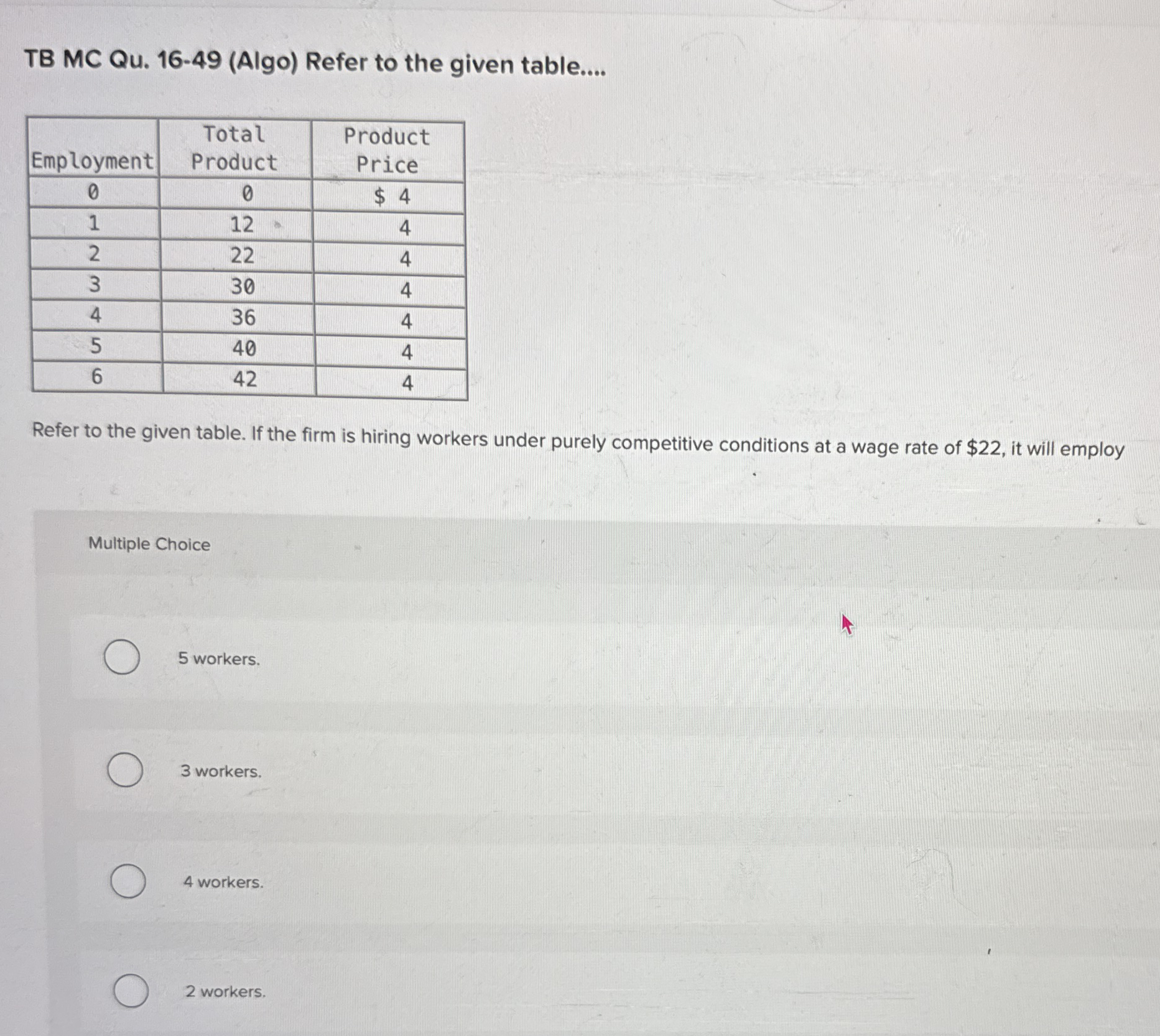 High Quality SOLUTION TB MC Qu. 16-49 (Algo) ﻿Refer to the given | Chegg.com