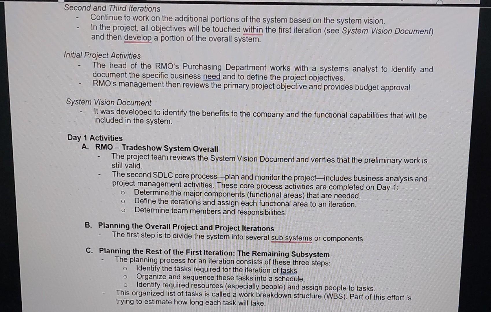 Solved Task No. 2: Based on the list of the system | Chegg.com