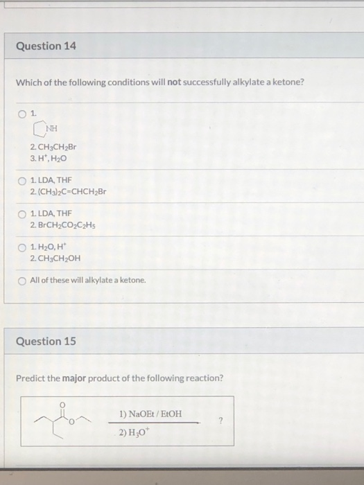Solved Predict the major organic product of the following | Chegg.com