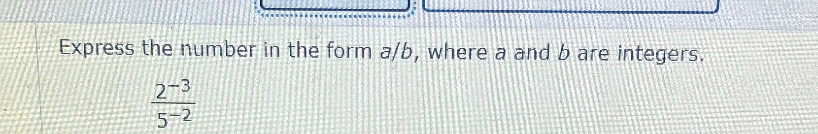 Solved Express the number in the form ab, ﻿where a and b | Chegg.com